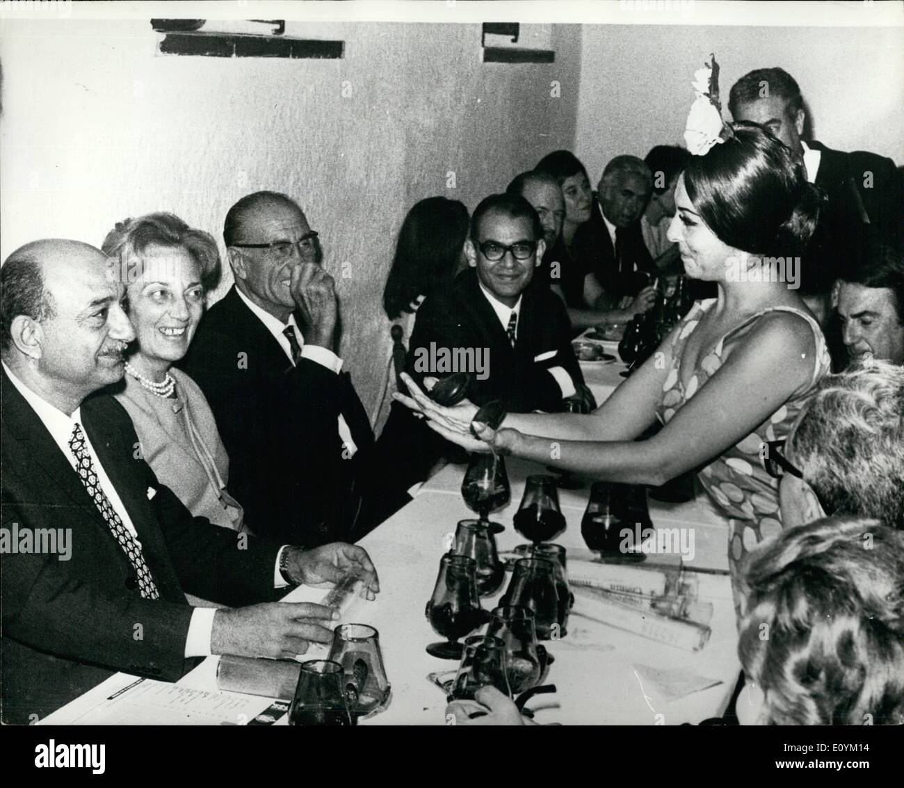 Sep. 09, 1970 - Egyptian Foreign minister in Spain. Mr. Mahmoud Riad ...