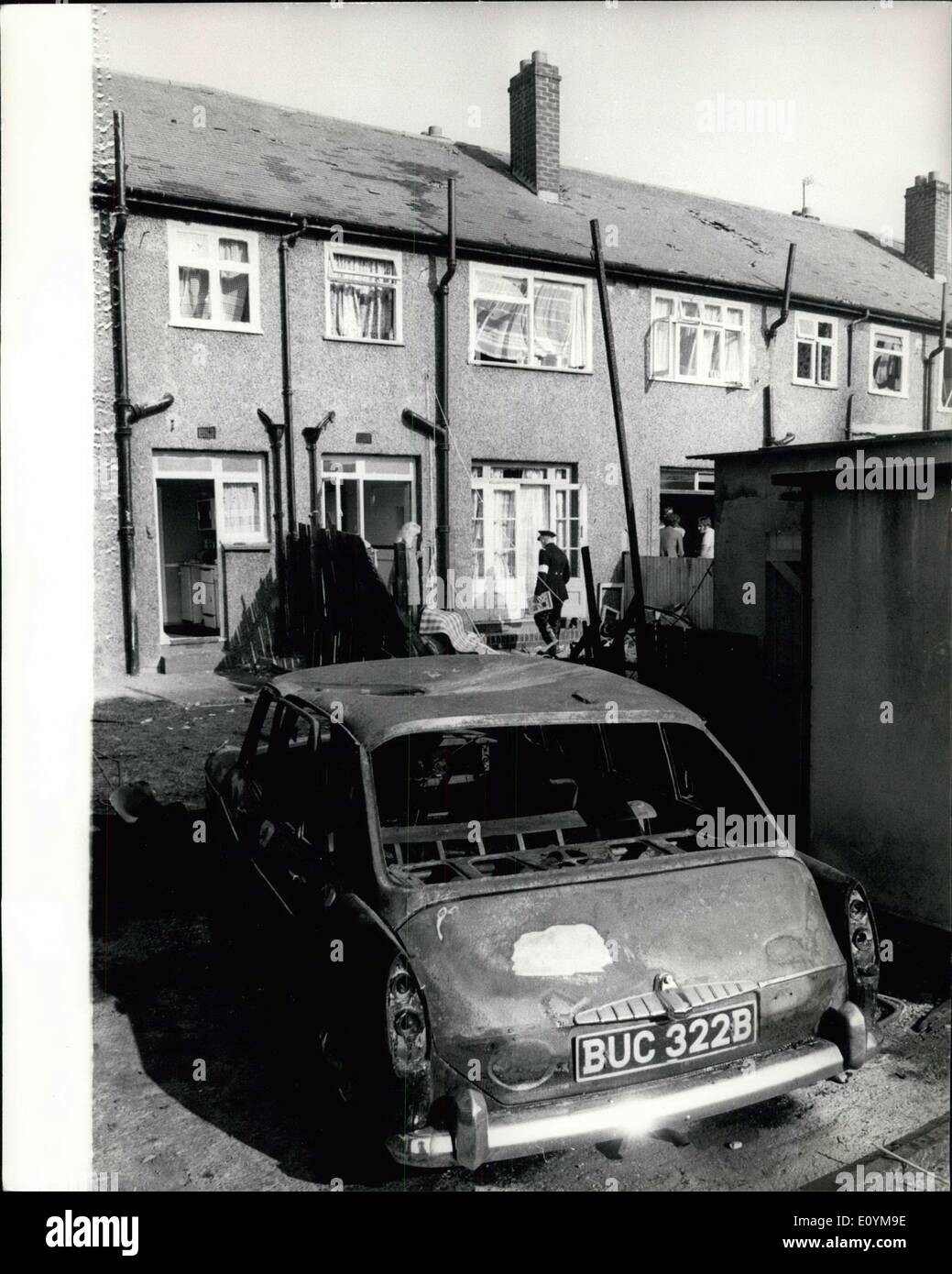 Sep. 24, 1970 - Fire at Gas Depot. Families were evacuated from their ...