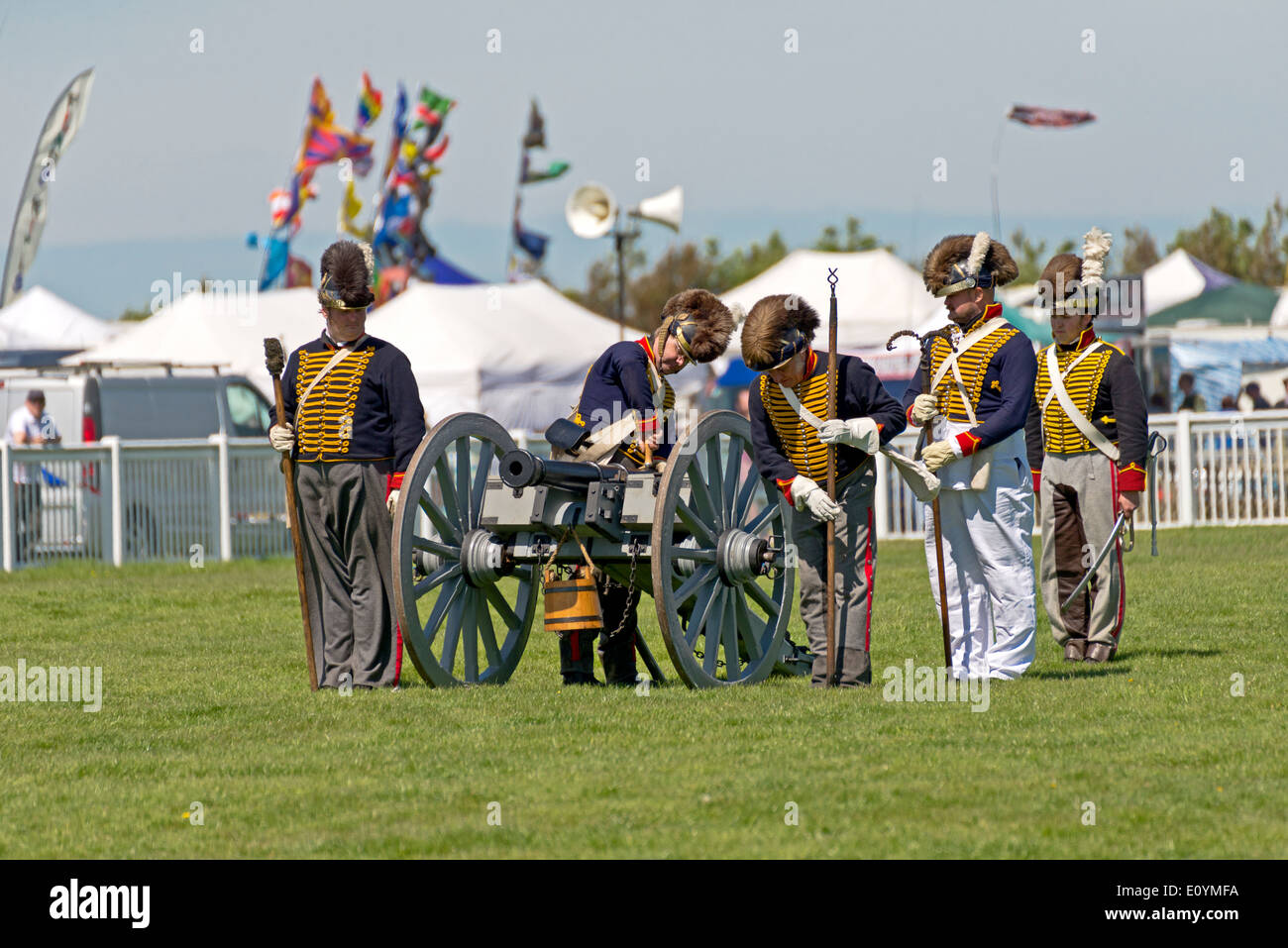 Anglesey Hussars Mona Showground Anglesey North Wales Uk Stock Photo ...