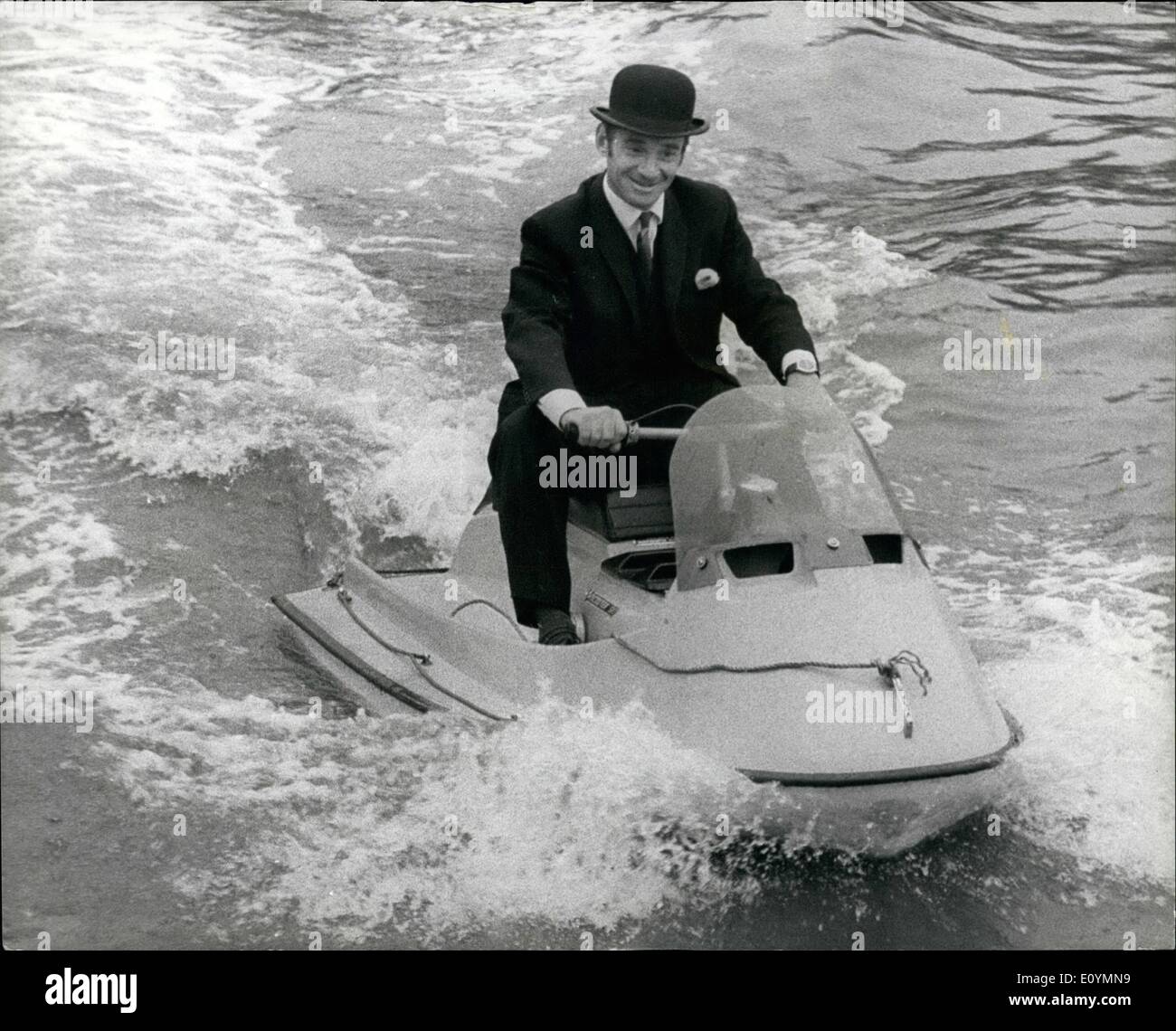 Oct. 10, 1970 - To Parliament by Scooter Ski. Parliament was ...