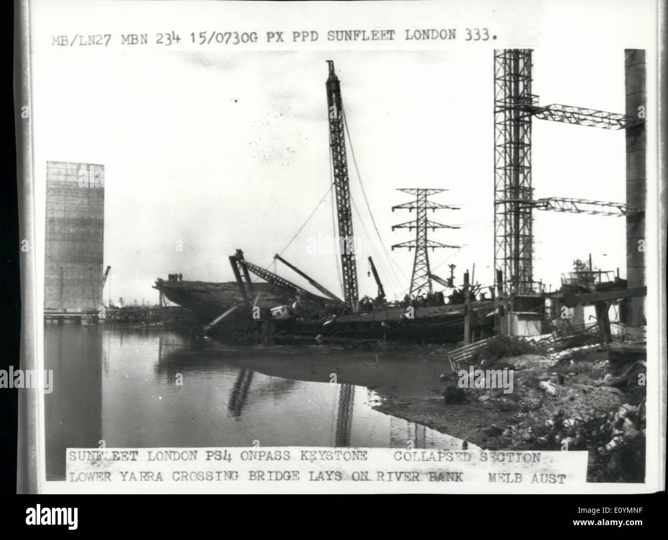 Oct. 10, 1970 - 24 Dead In Bridge Collapse. At least 24 men were killed ...