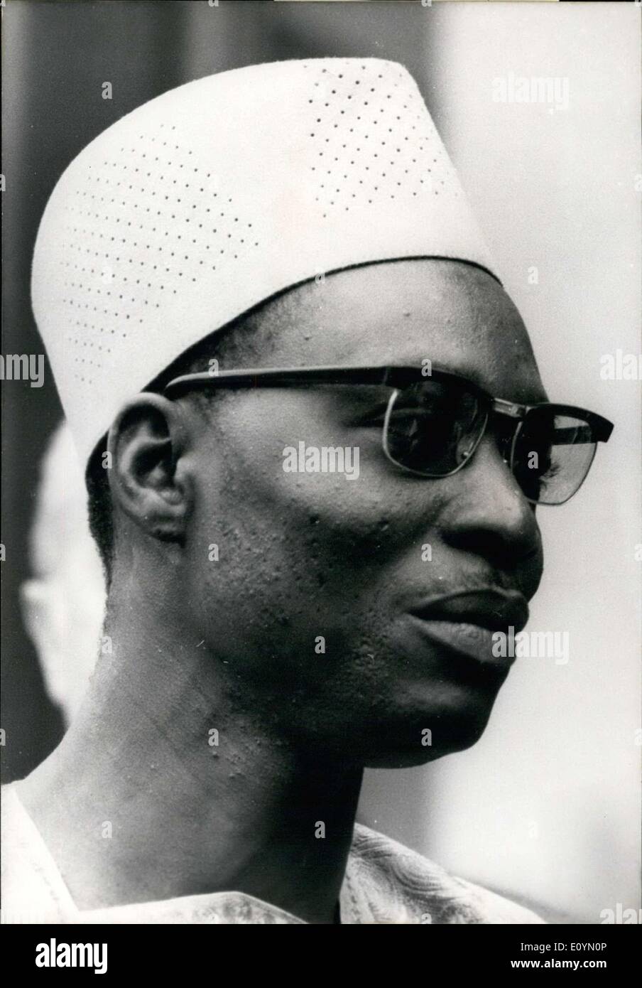 Nov. 05, 1970 - Portrait of Mali President Moussa Traore Stock Photo ...