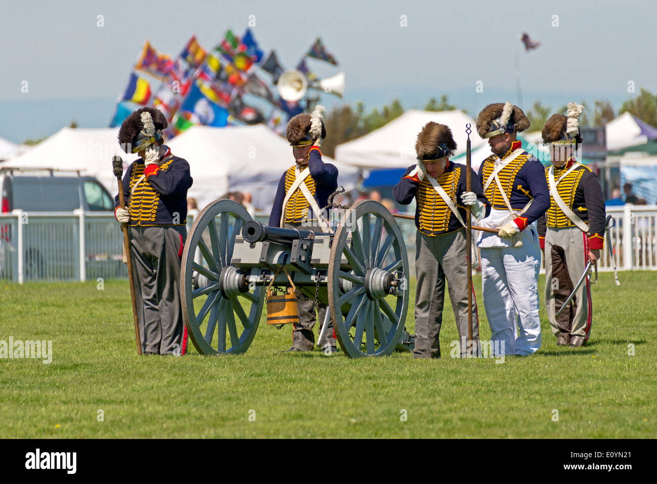 Anglesey Hussars Mona Showground Anglesey North Wales Uk Stock Photo ...