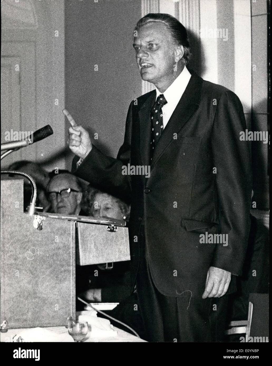 1970 dr billy graham at special hi-res stock photography and images - Alamy
