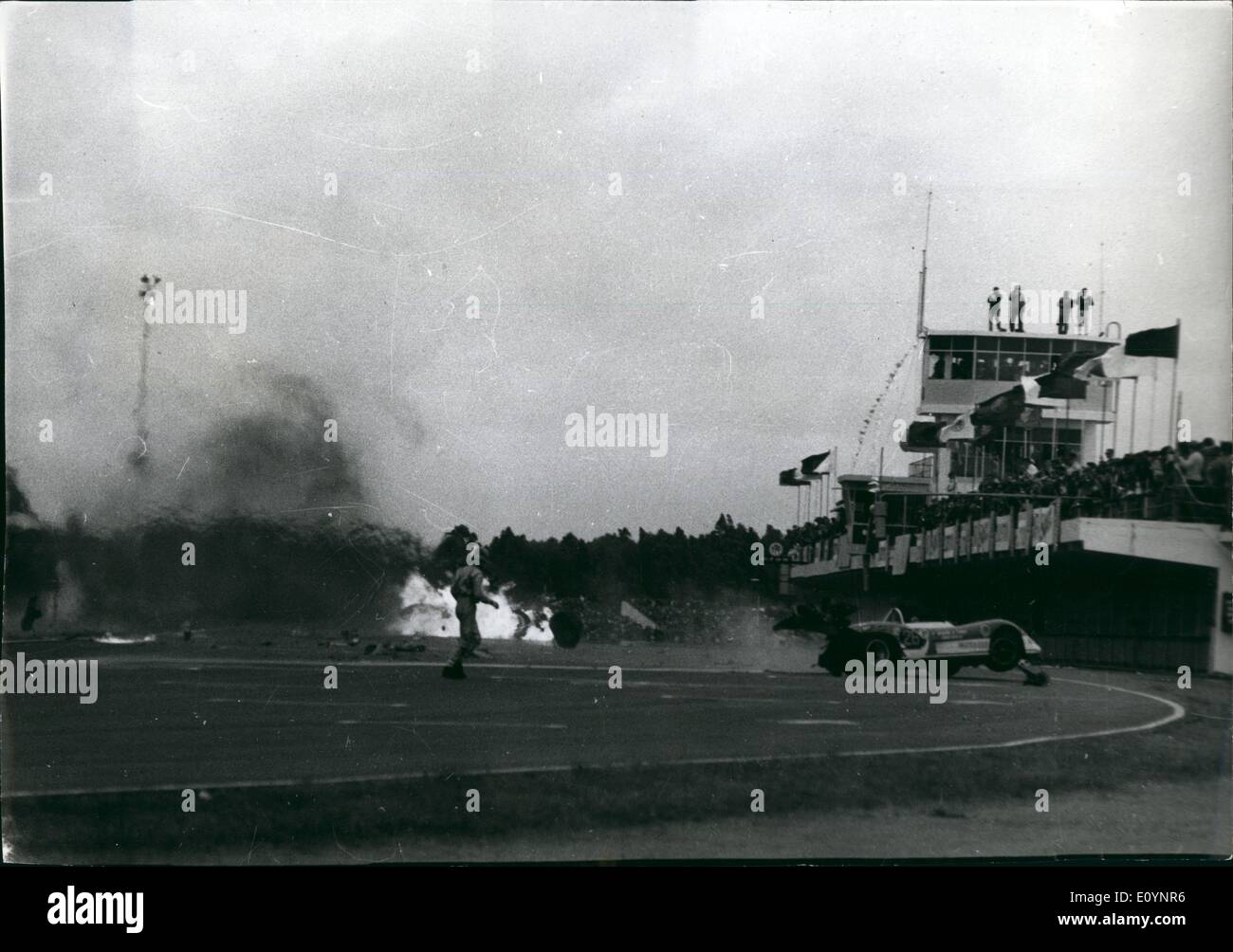 Jan. 01, 1971 - A tragic accident during the recent autorace ''1000 ...