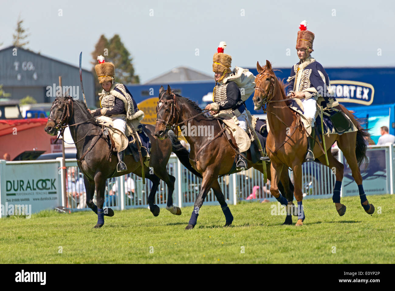 Anglesey Hussars Mona Showground Anglesey North Wales Uk Stock Photo ...
