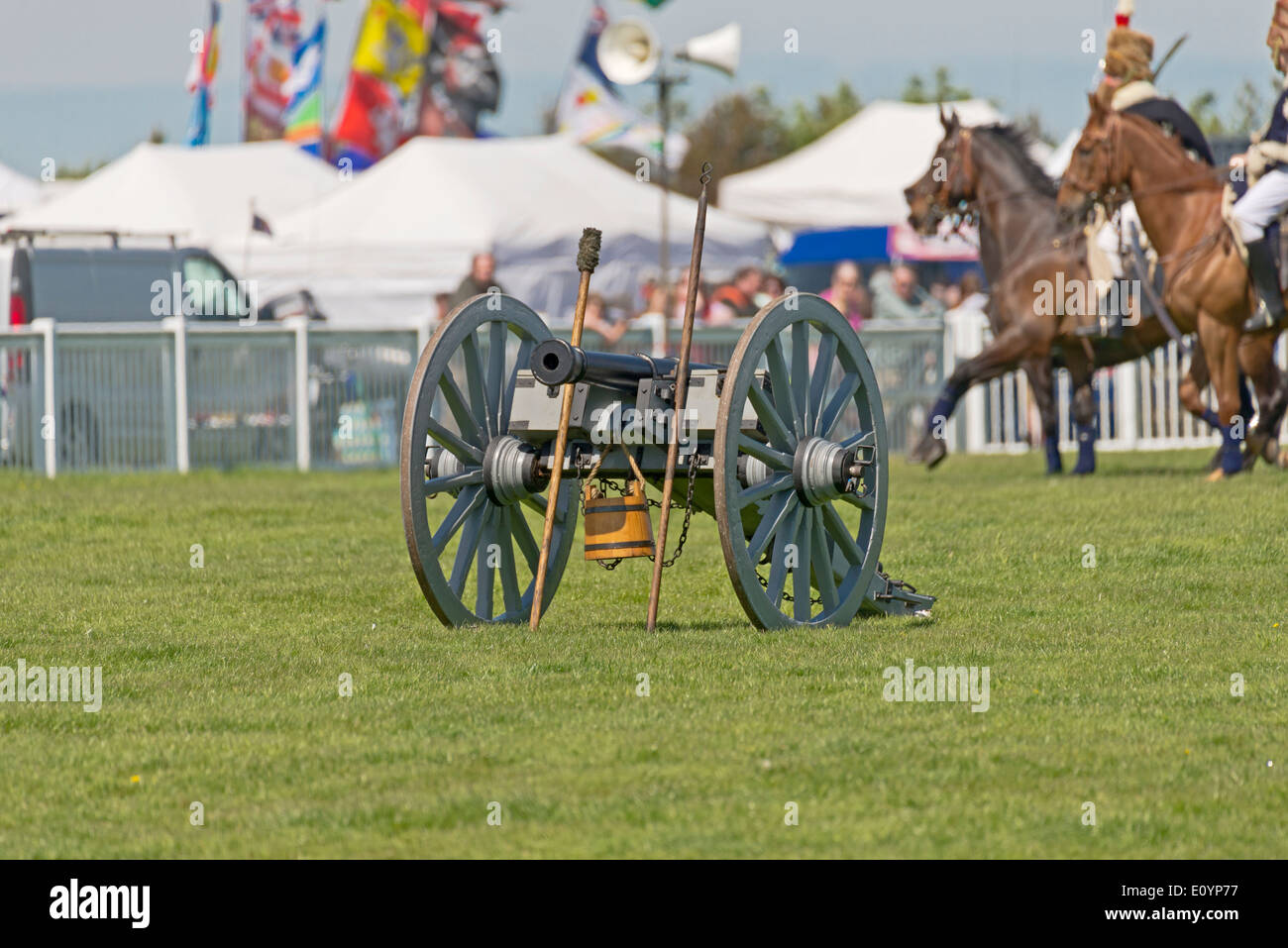 Anglesey Hussars Mona Showground Anglesey North Wales Uk Stock Photo ...