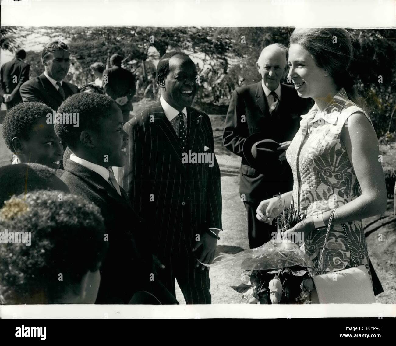 Princess anne visits dr barnados in nairobi hi-res stock photography ...