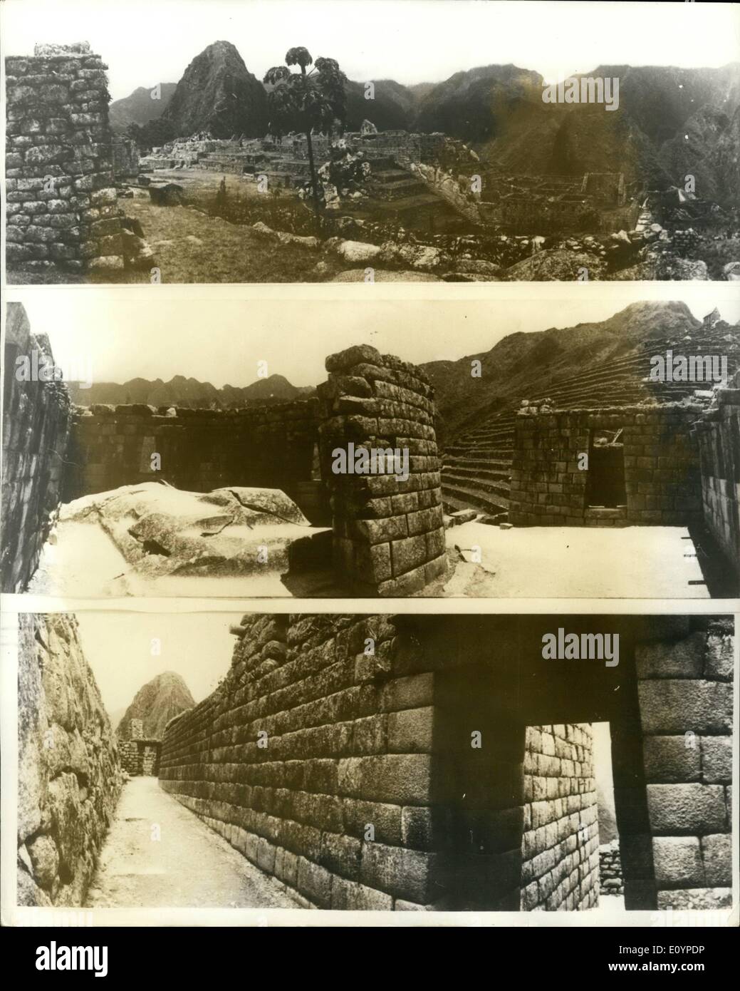 1911 machu picchu hi-res stock photography and images - Alamy