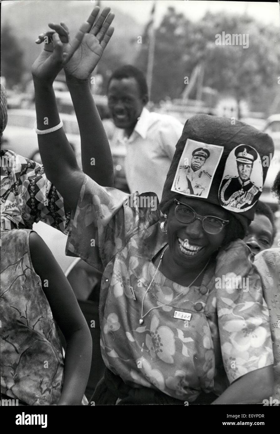 Feb. 02, 1971 - Overthrow of the Obote Govt in Uganda being celebrated ...