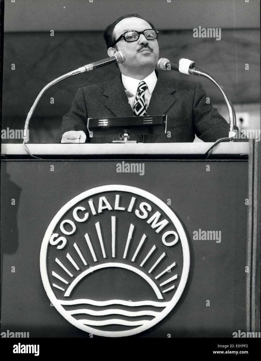Feb. 05, 1971 - The Congress of the Unitary Socialist Party (PSU), the ...