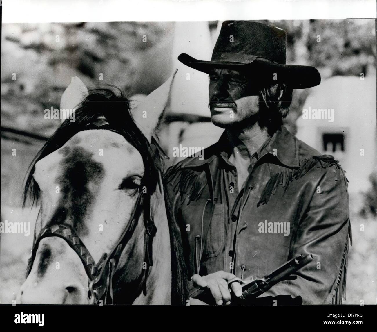 Mar. 03, 1971 - Charles Bronson filming in Spain. American actor ...