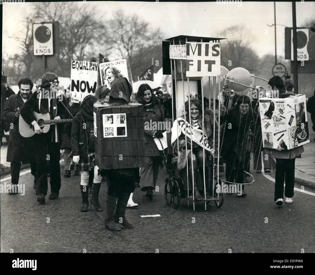 Mar. 03, 1971 - Women's Liberation Movement March from Hyde Pare to ...