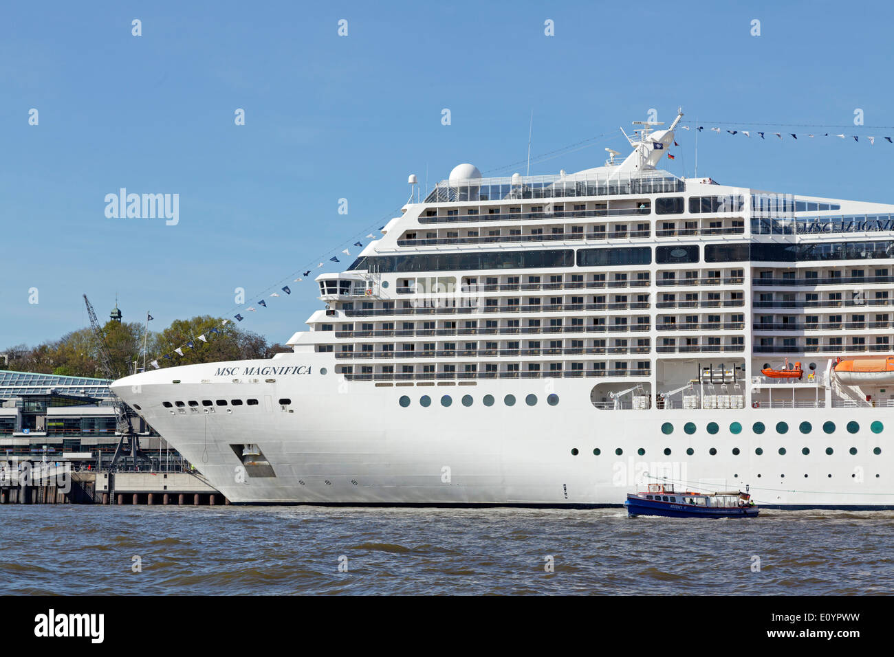 Cruise Ship "MSC Magnifica", Harbour, Hamburg, Germany Stock Photo - Alamy