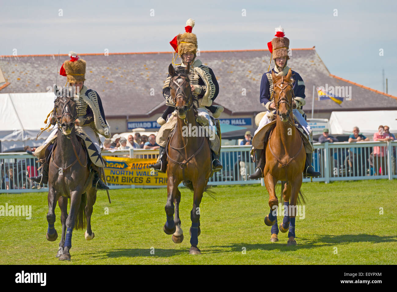 Anglesey Hussars Mona Showground Anglesey North Wales Uk Stock Photo ...