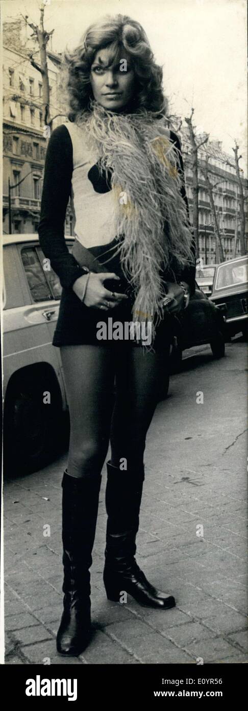 Mar. 13, 1971 - Christina Krueger, German actress for a role Stock ...