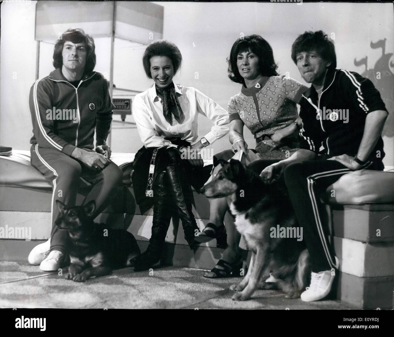 Apr. 04, 1971 - Princess Anne appears on the Blue Peter television ...