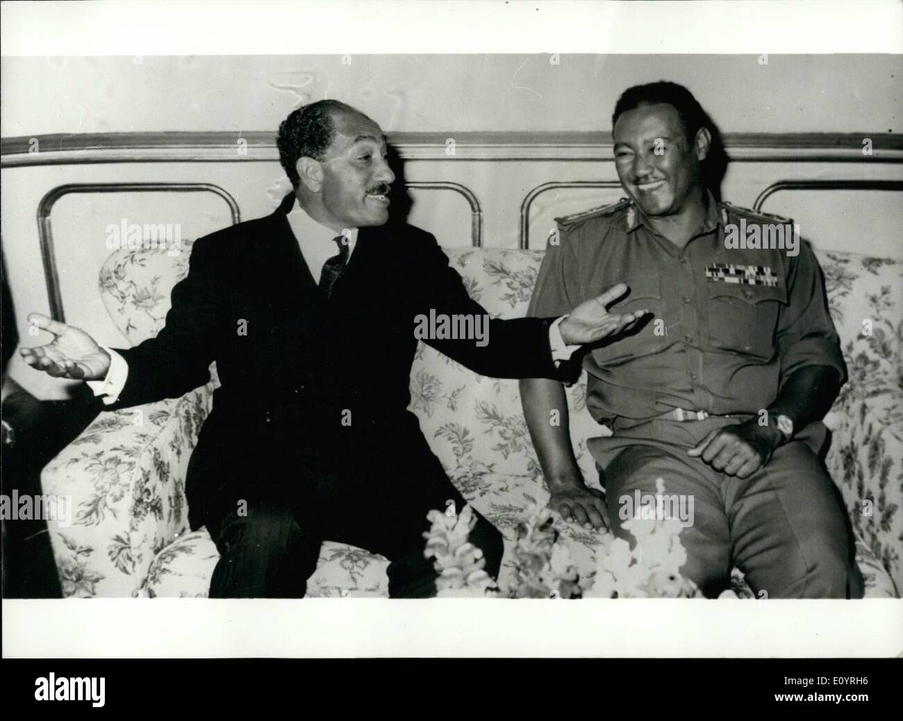 Anwar sadat 1971 hi-res stock photography and images - Alamy