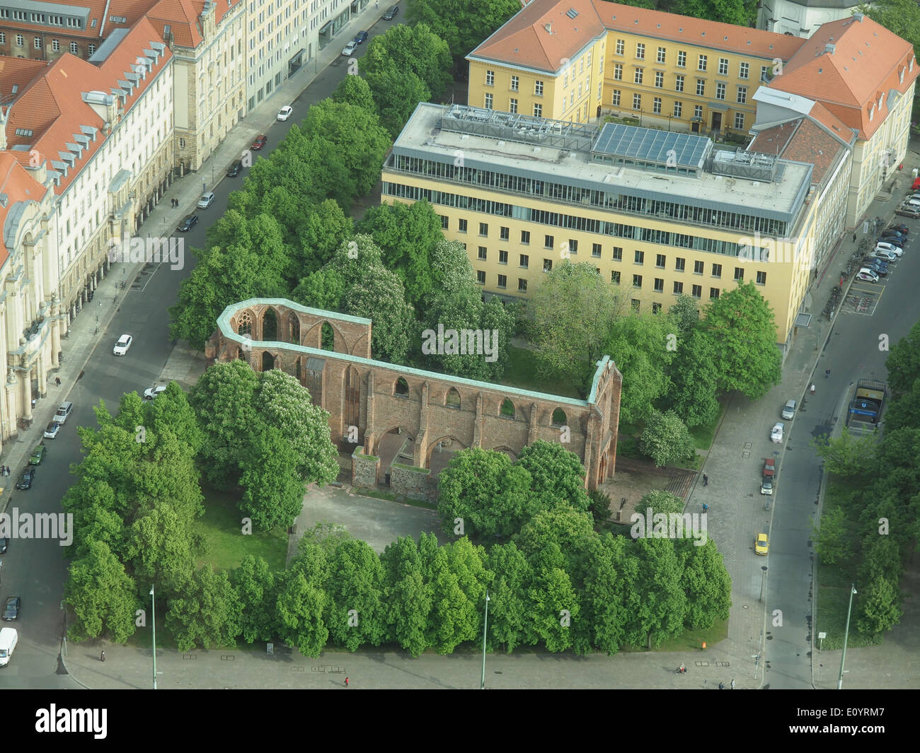 Aerial view of the city of Berlin in Germany Stock Photo - Alamy