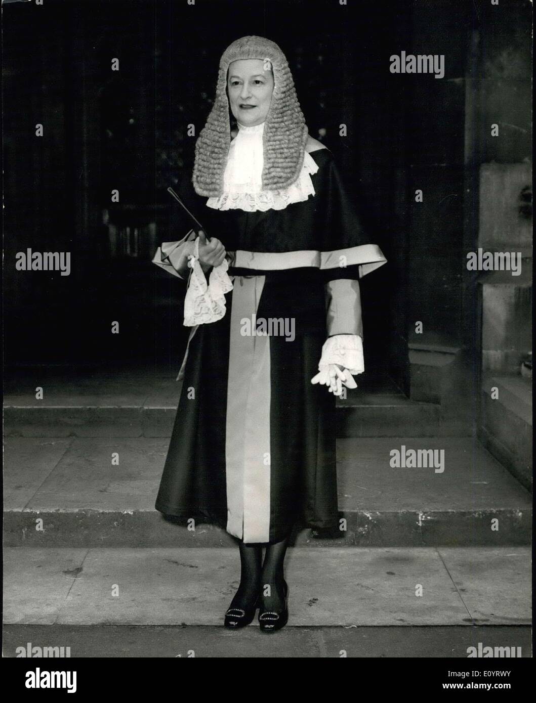 Apr. 29, 1971 - Woman Count Court Judge Sworn -In: Miss Deborah Rowland ...