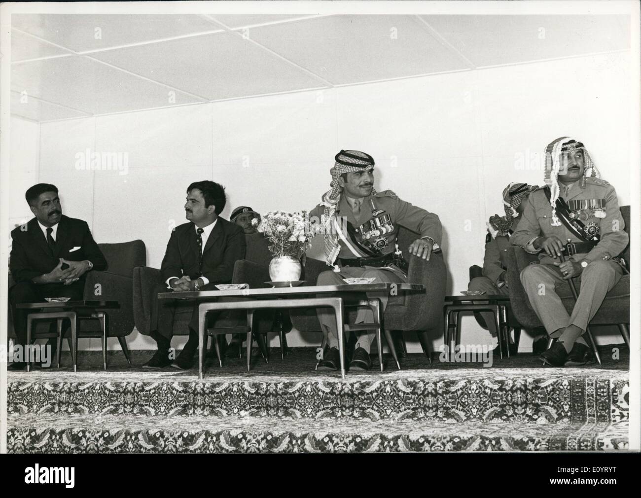 May 05, 1971 - King Hussein at Jordan Independence & Army Day Parade ...