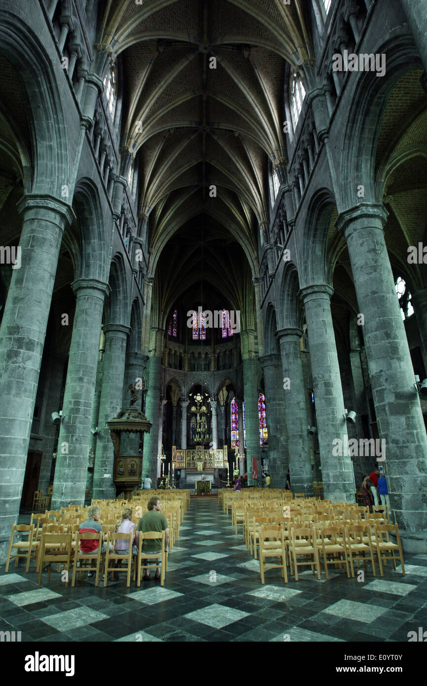 Belgium Collegiate Church Lady from the 13th century in Dinant south ...