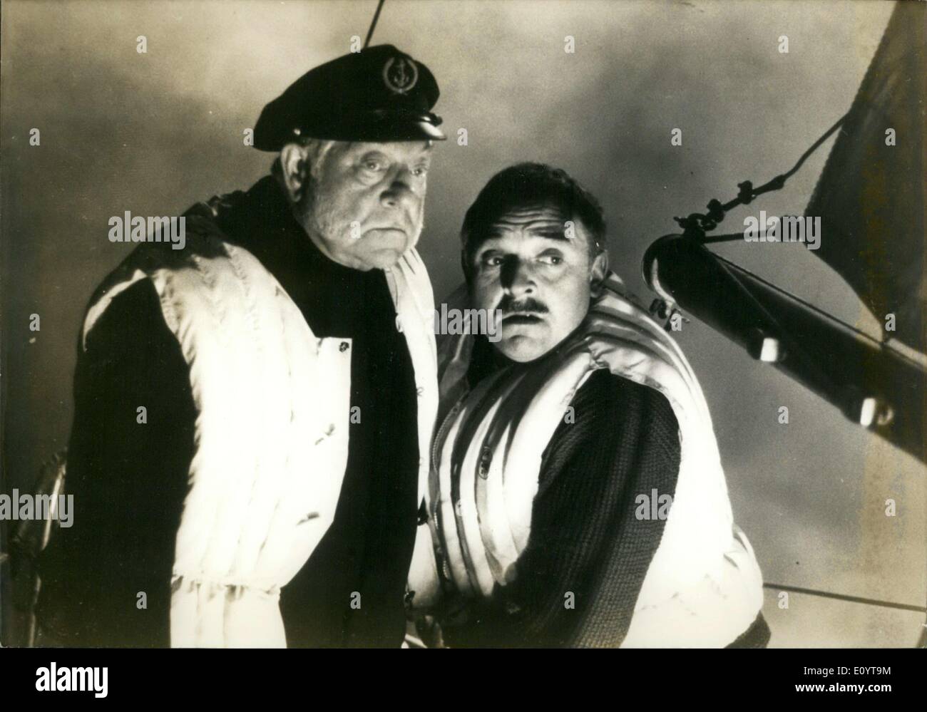 May 07, 1971 - Jean Gabin Jacques Marin Film ''Black Flag Waves Over ...