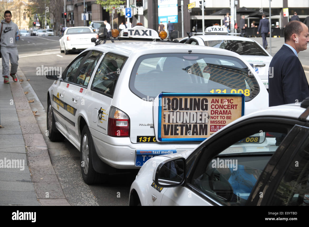 Taxis waiting for customers hi-res stock photography and images - Alamy