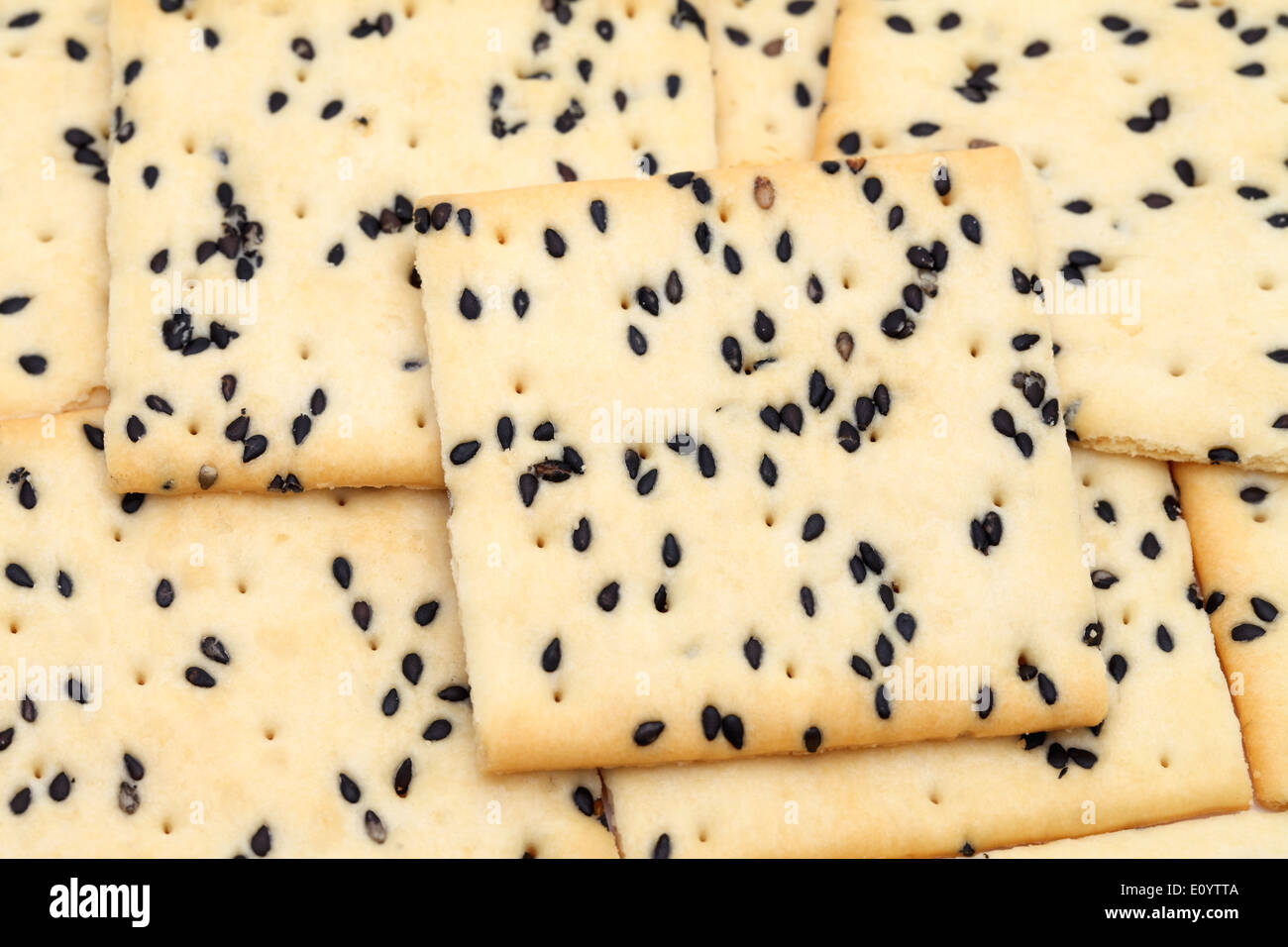 Sesame crackers hi-res stock photography and images - Alamy