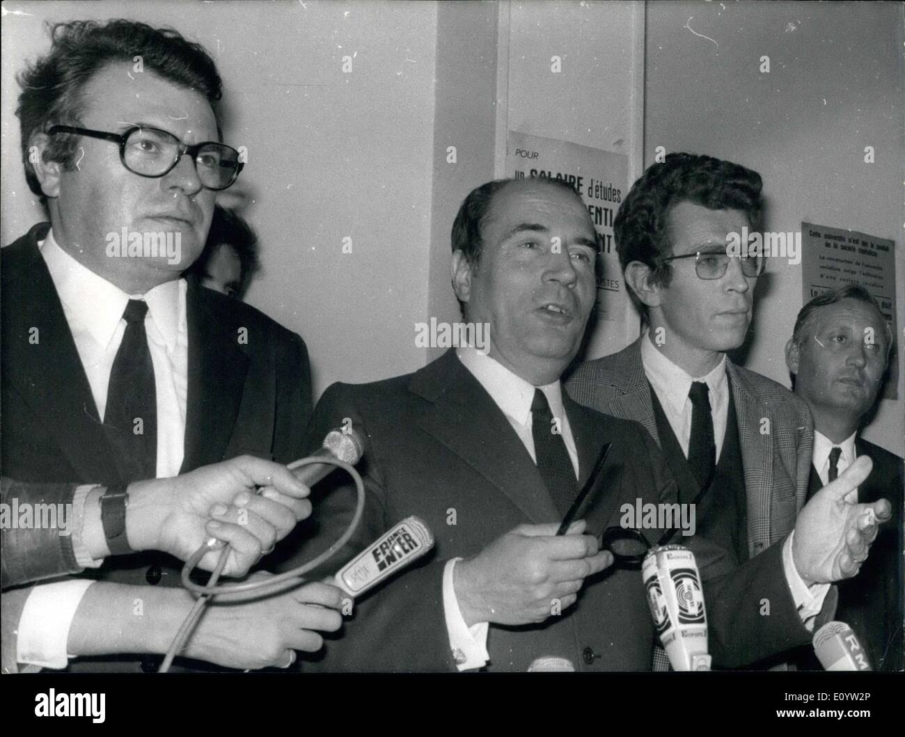 Jun. 17, 1971 - Mr. Francois Mitterand Elected First Secretary Of The ...