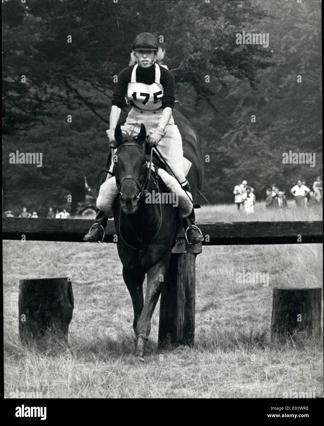 Aug. 08, 1971 - Princess Anne is back in the Saddle Once Again as she ...