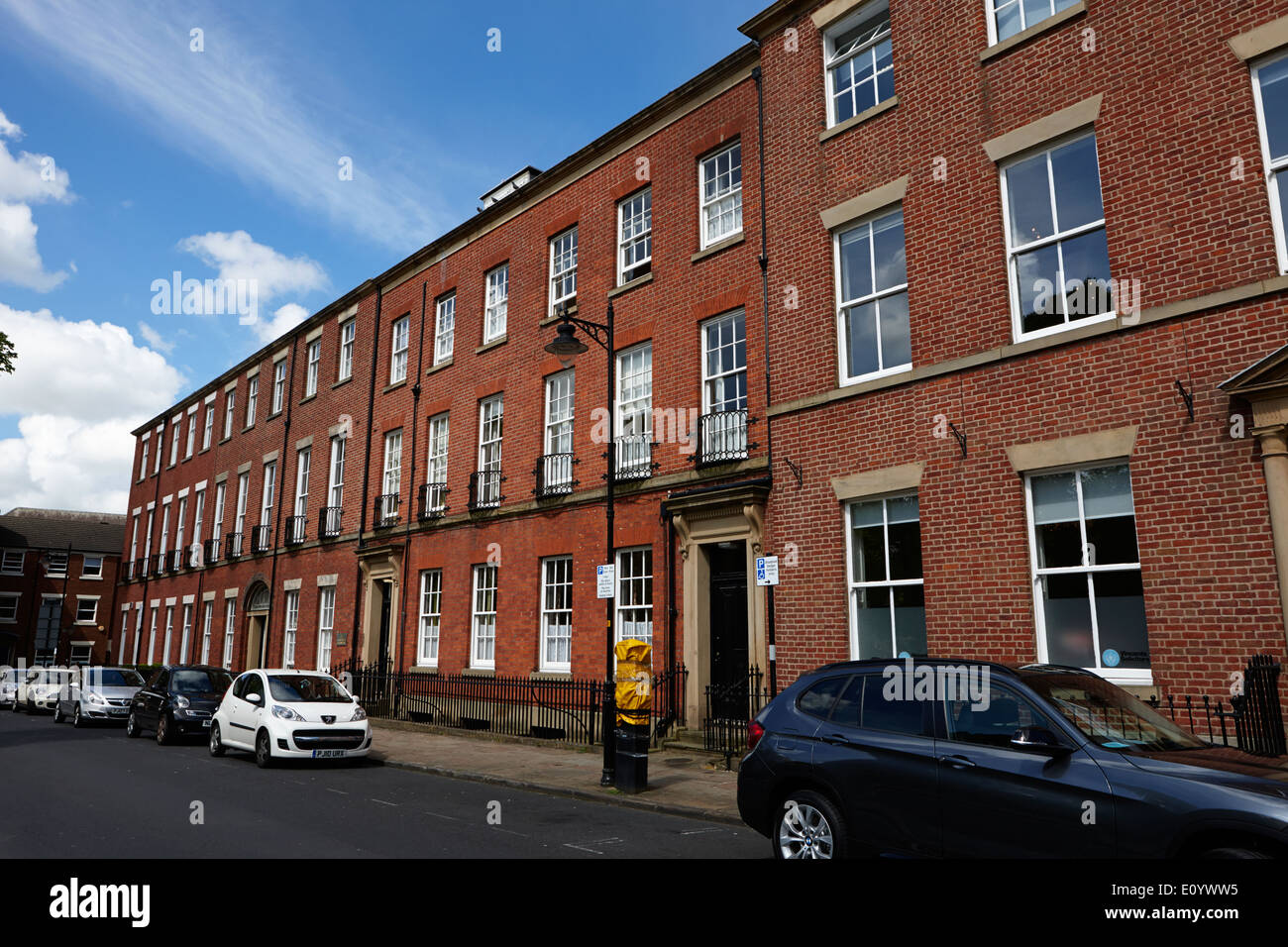 northern side of Winckley square georgian town planning Preston ...