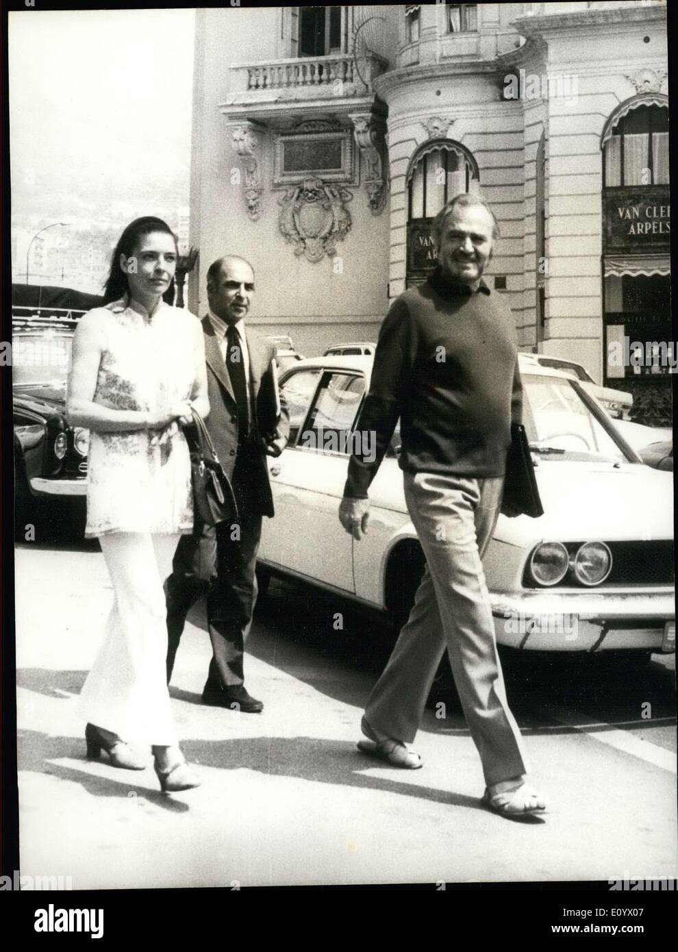 Aug. 29, 1971 - English comedian James Mason (62) is staying in Monte ...