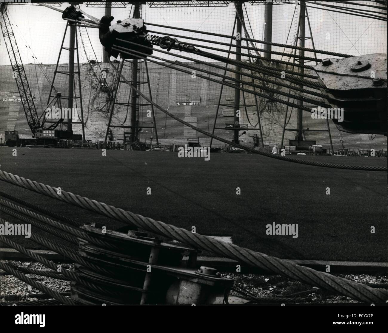 Sep. 09, 1971 - Preparations for the Munich Olympics. Photo shows ...