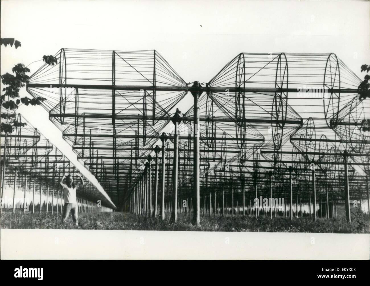Sep. 11, 1971 - ''UTR2'' Radio-Telescope Antennae in the USSR Stock ...
