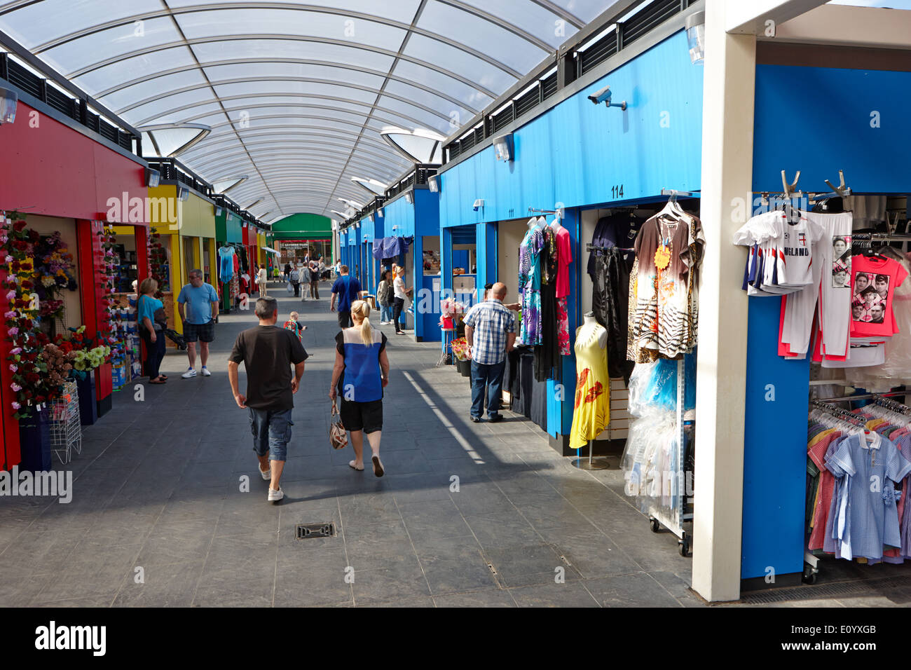 new kirkby market Kirkby town centre Merseyside UK Stock Photo - Alamy
