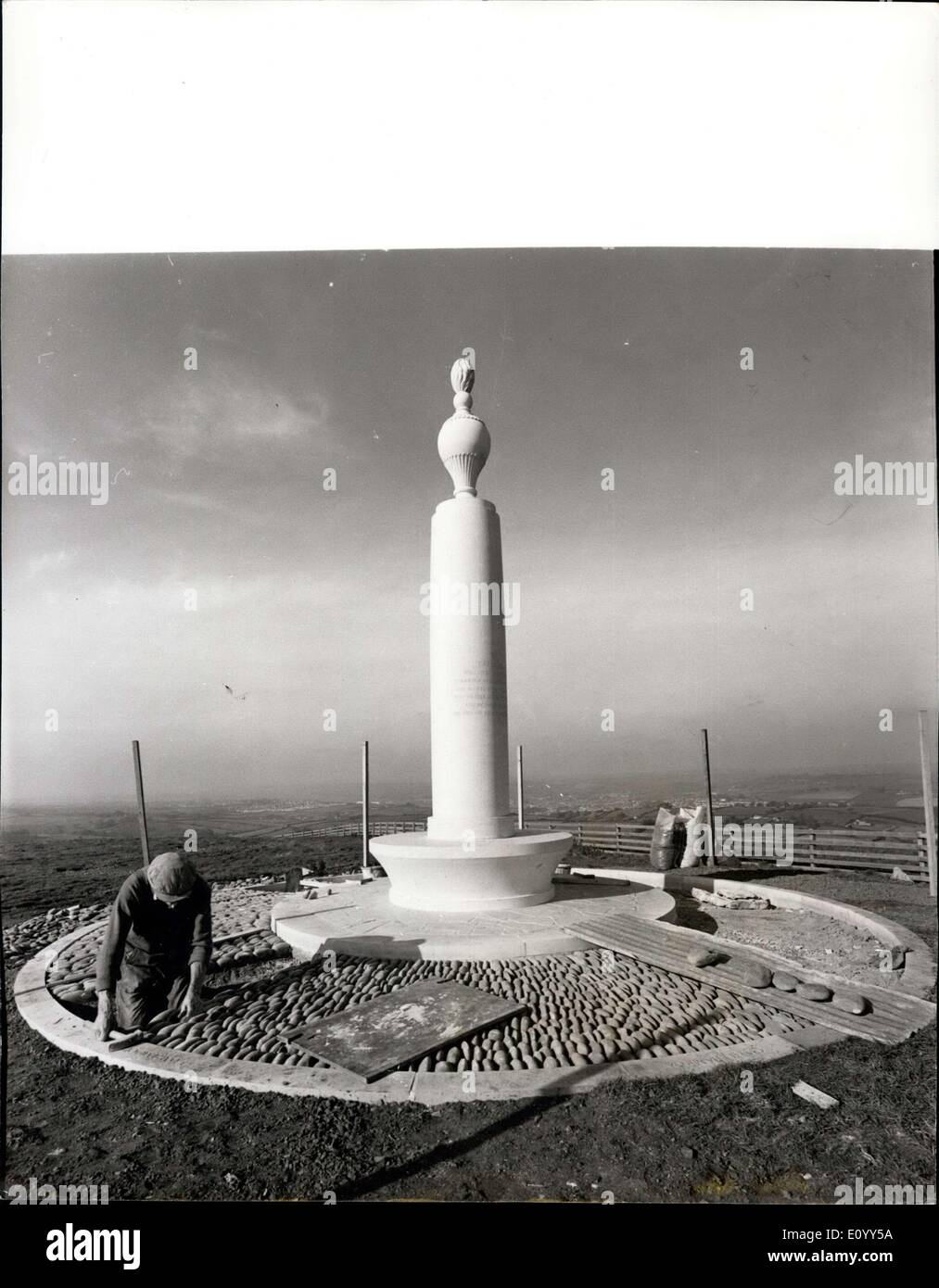 Nov. 04, 1971 - Monument commissioned by Mr. Thorpe to his wife; The ...