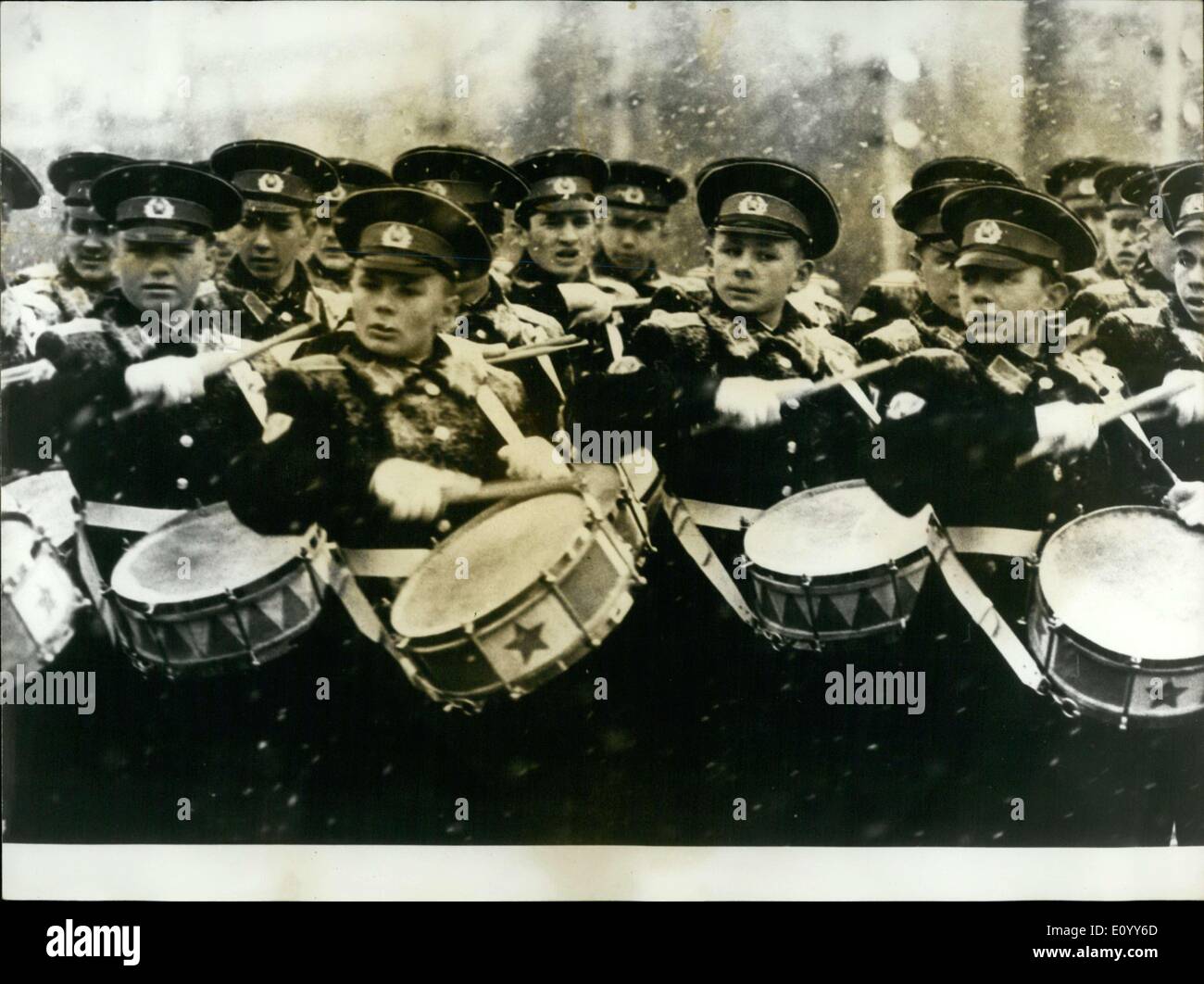Nov. 09, 1971 - Young Musicians during Traditional Military Parade in ...