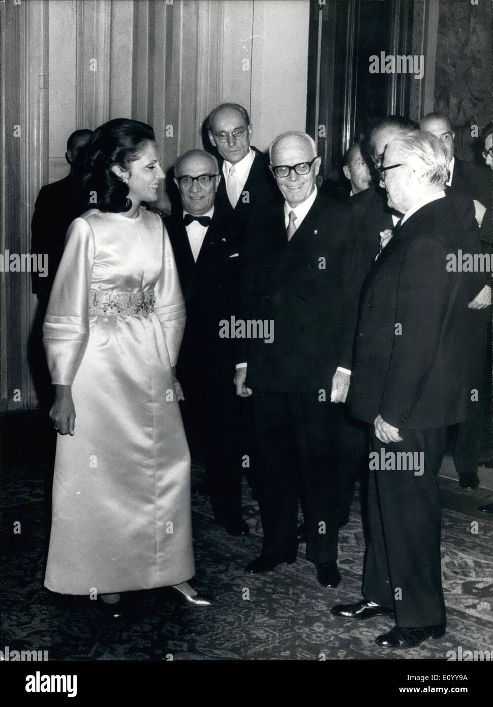 Nov. 11, 1971 - President at reception for desert of Austrian president ...