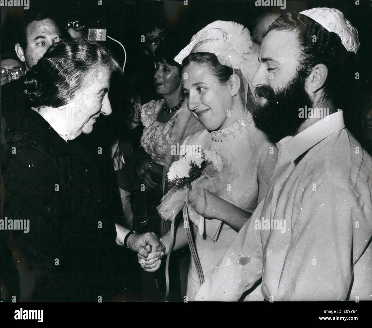 Nov. 11, 1971 - Mrs. Golda Meir as wedding guest.: Ruth Alexandrovich ...