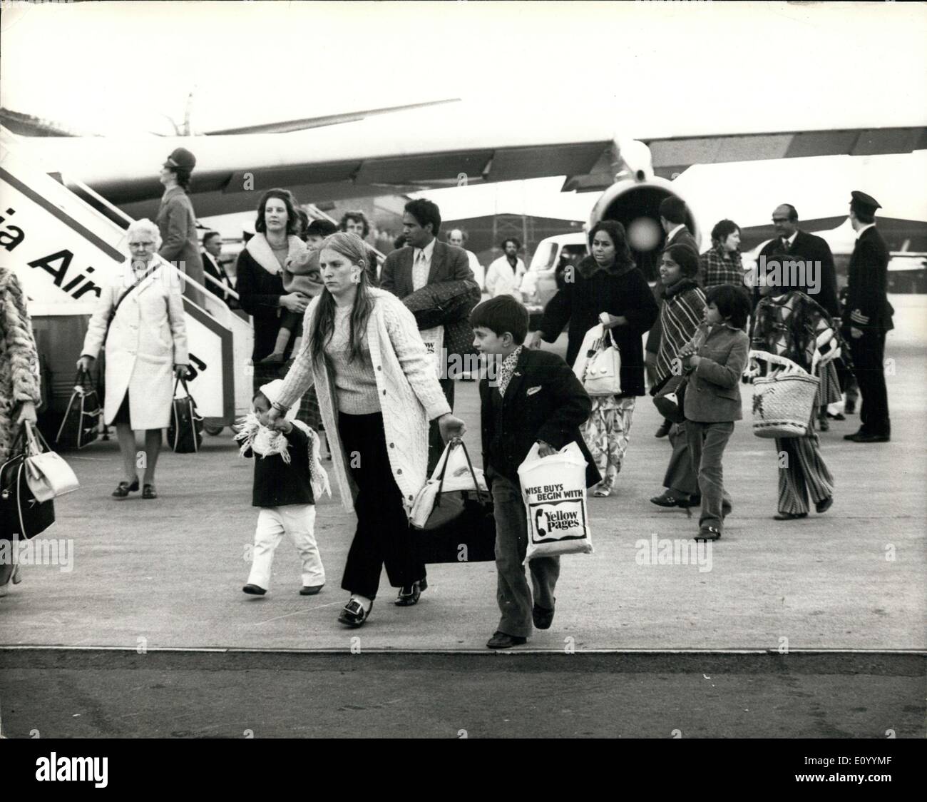 Dec. 11, 1971 - Evacuees From West Pakistan Arrive At Luton Airport ...
