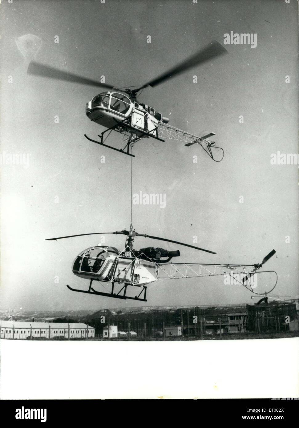 Dec. 30, 1971 - The ''Lama'' Helicopter Made Marighane Aerospace ...