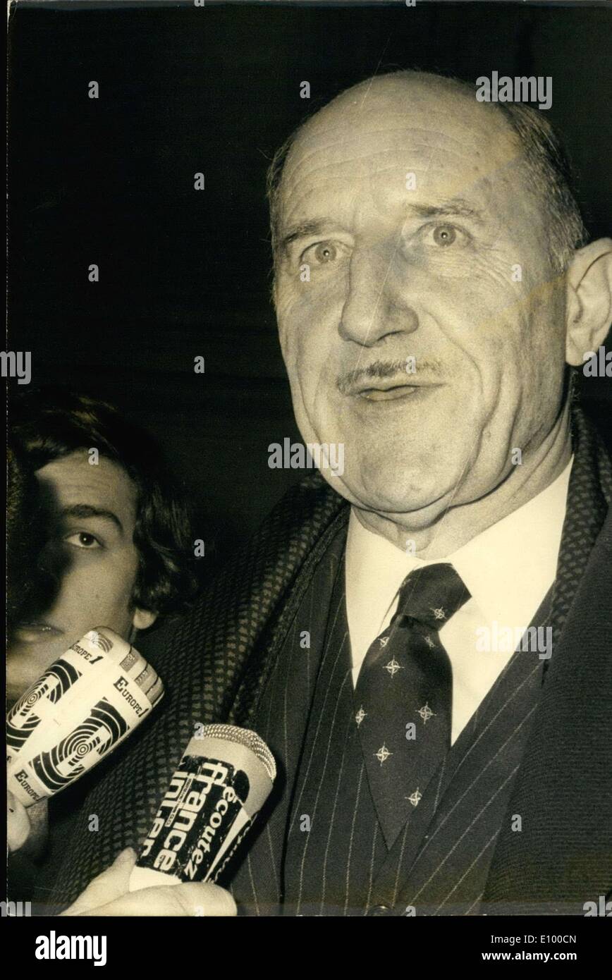 Jan. 12, 1972 - Joseph Luns, NATO's new setary, met with President ...