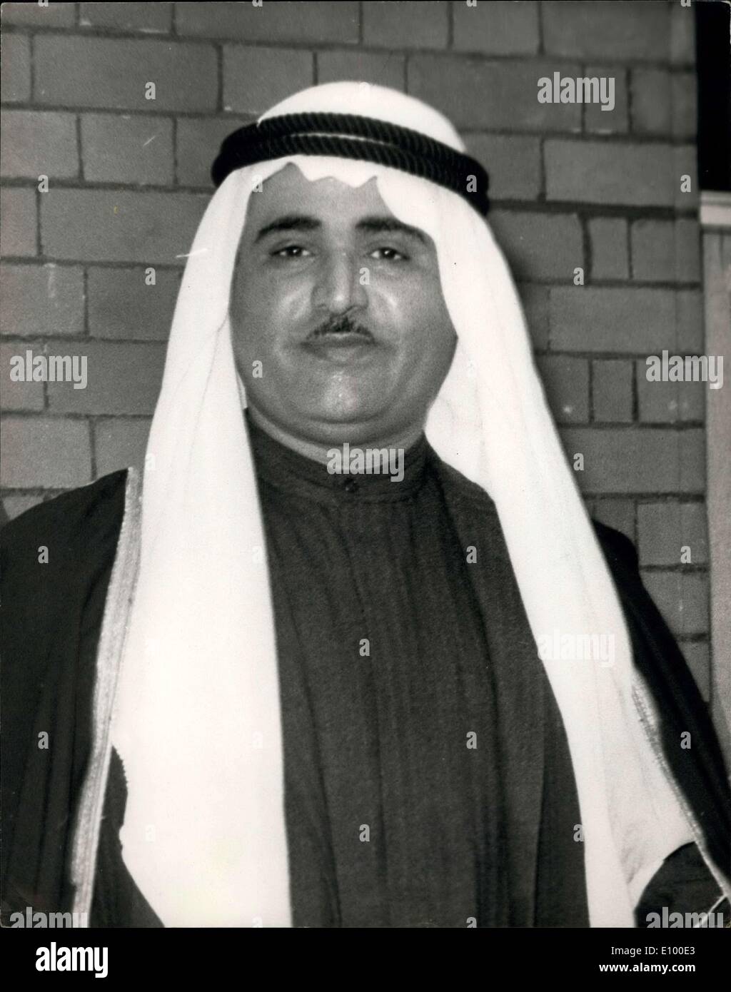 Jan. 23, 1972 - Ruler of Sharjah is killed. Photo Shows: Sheikh Khalid ...
