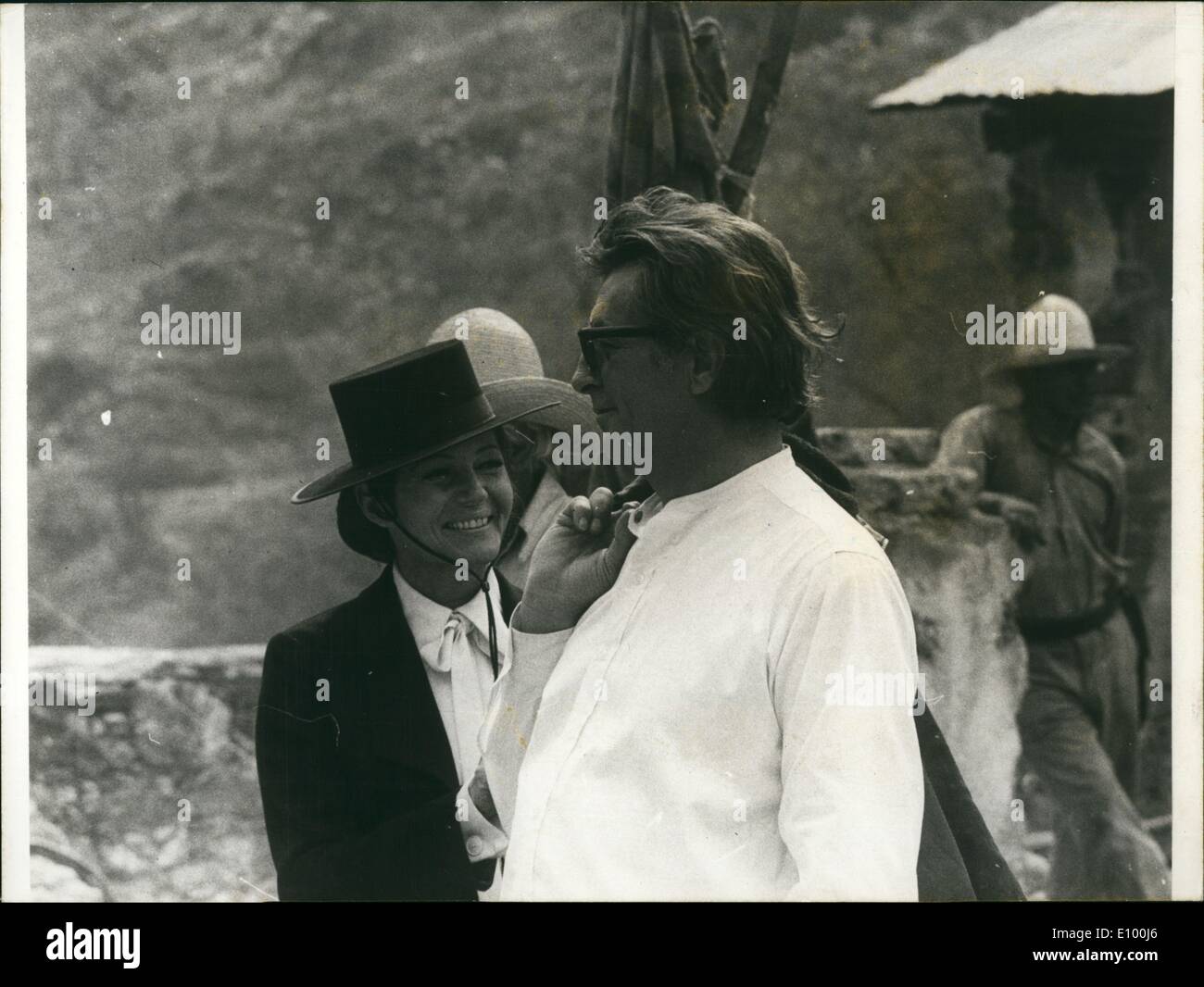 Feb. 02, 1972 - Director Ralph Nelson is filming the movie with the two ...