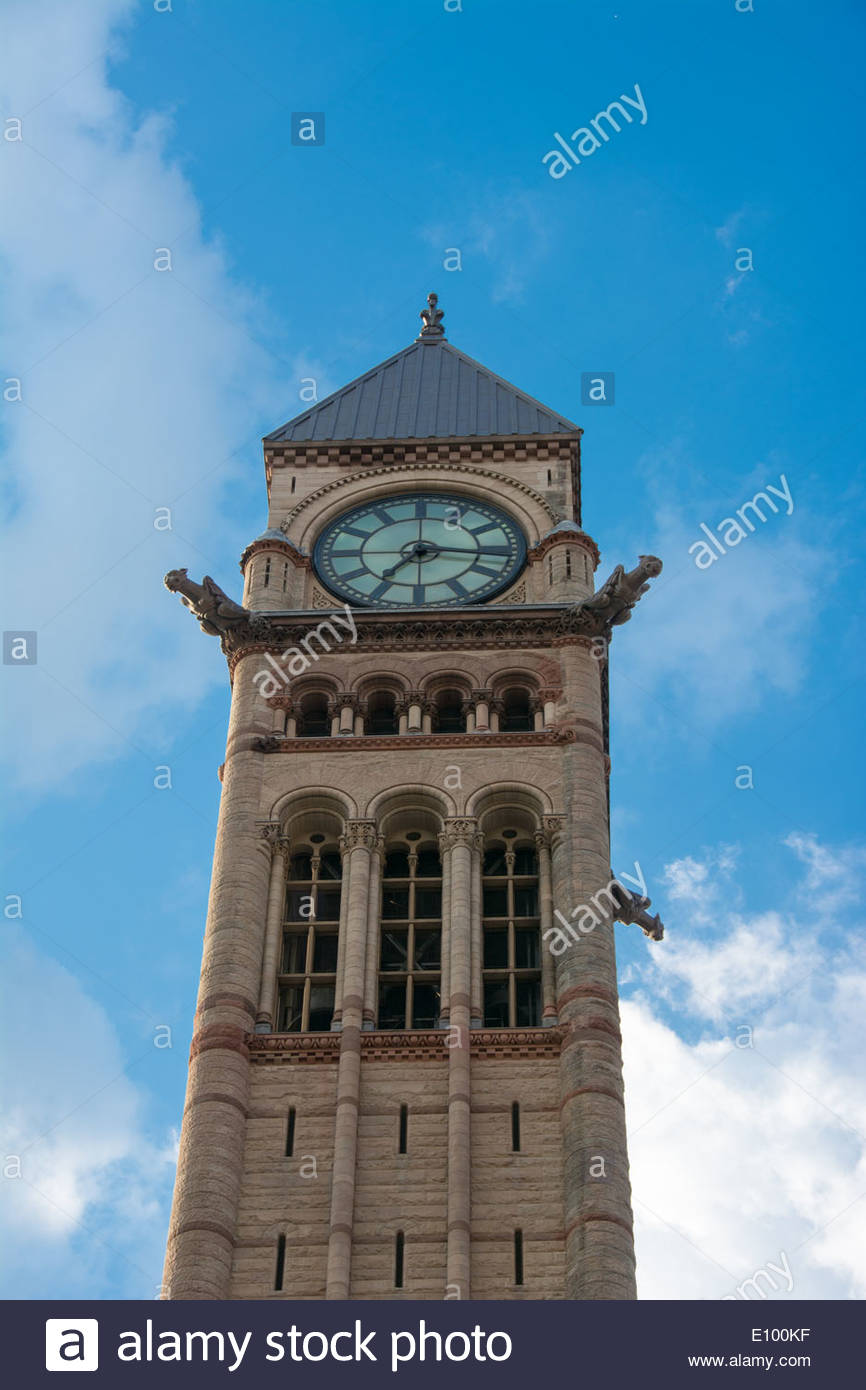 Old City Hall Clock Tower Toronto Stock Photos & Old City Hall Clock ...