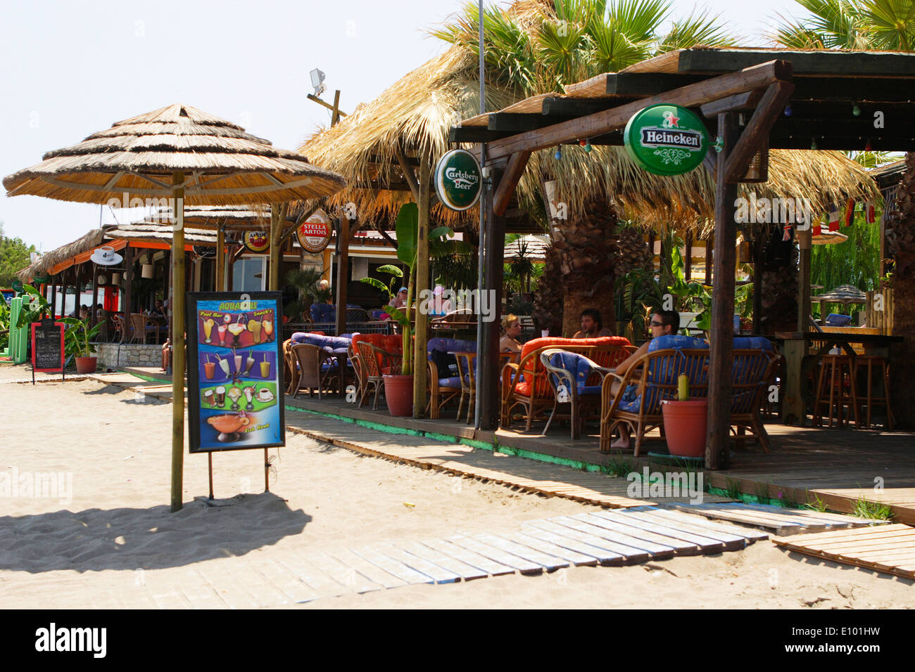 Bar front,Rhodes Island,Faliraki, Greece Stock Photo - Alamy