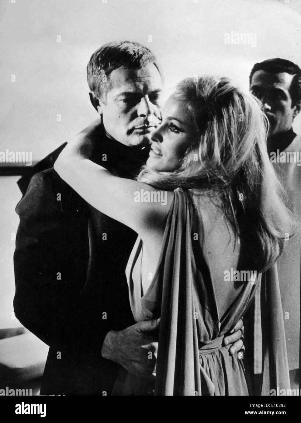 Marcello Mastroianni and Ursula Andress co-star Stock Photo - Alamy