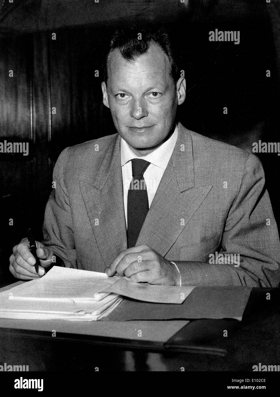 WILLY BRANDT German statesman and politician, leader of the Social ...