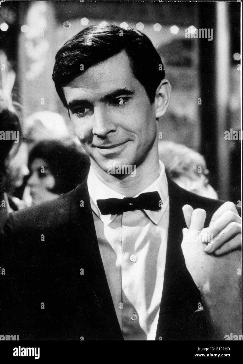 Actor Anthony Perkins in scene from 'Goodbye Again' Stock Photo - Alamy